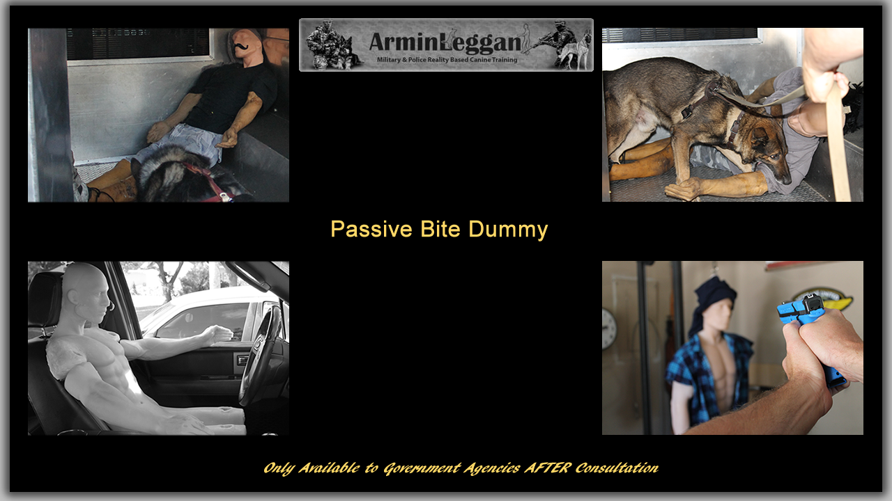 Passive Bite Dummy - ArminLeggan (TM) - Police K9 Training Equipment